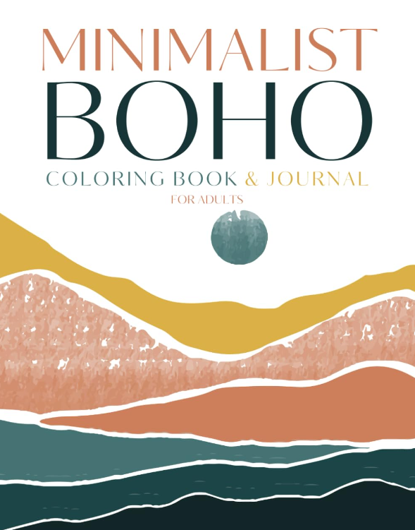 Minimalist Coloring Book with Journal: Color my Mood – KPI Student Library